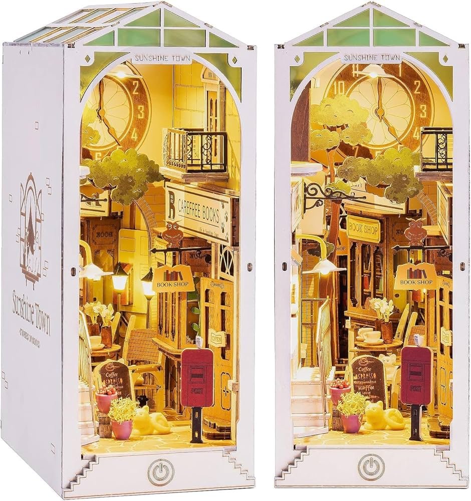 Kit de Rincón de Lectura – Book Nook – Sunshine Town – Gatito ...